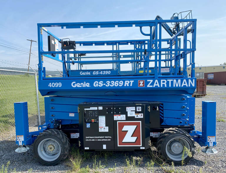 Genie GS-3369 Rough Terrain Scissor Lift Rental - Bear Rental